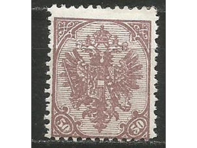 Bosna i Hercegovina,Redovne-grb 50 hel 1900.,zl 11 1/2,