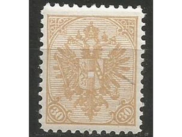 Bosna i Hercegovina,Redovne-grb 30 hel 1900.,zl 10 1/2,