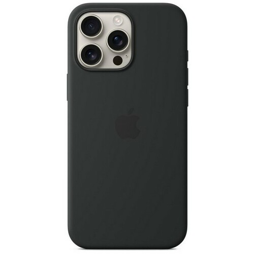 APPLE iPhone 16 Pro Max Silicone Case with MagSafe Black myyt3zm/a