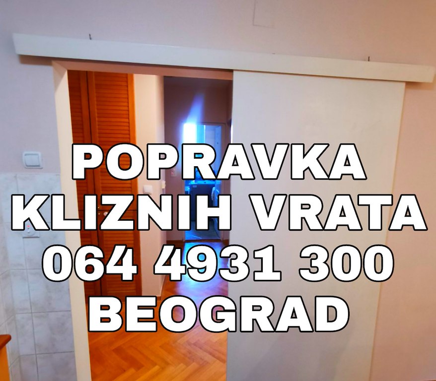 Popravka kliznih pregradnih vrata