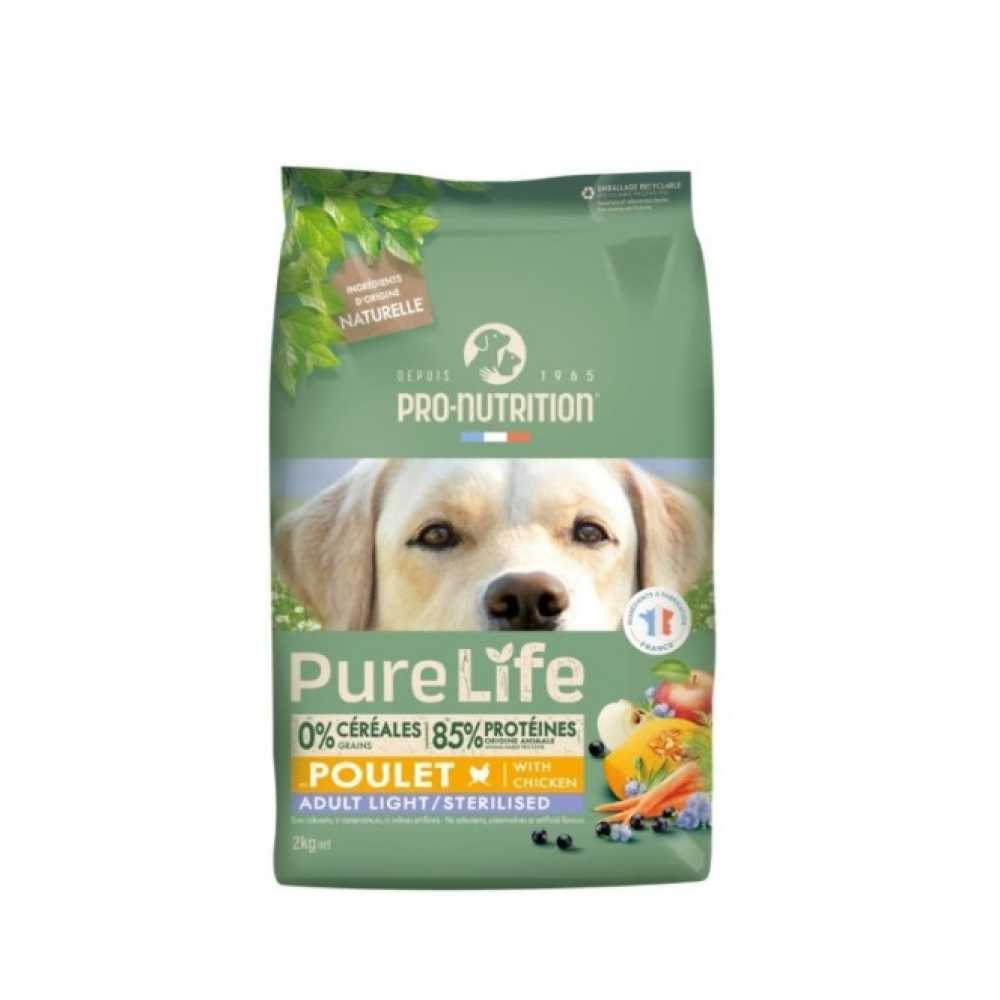 Pro Nutrition Pure Life Dog hrana za pse - Light Sterilised 12kg