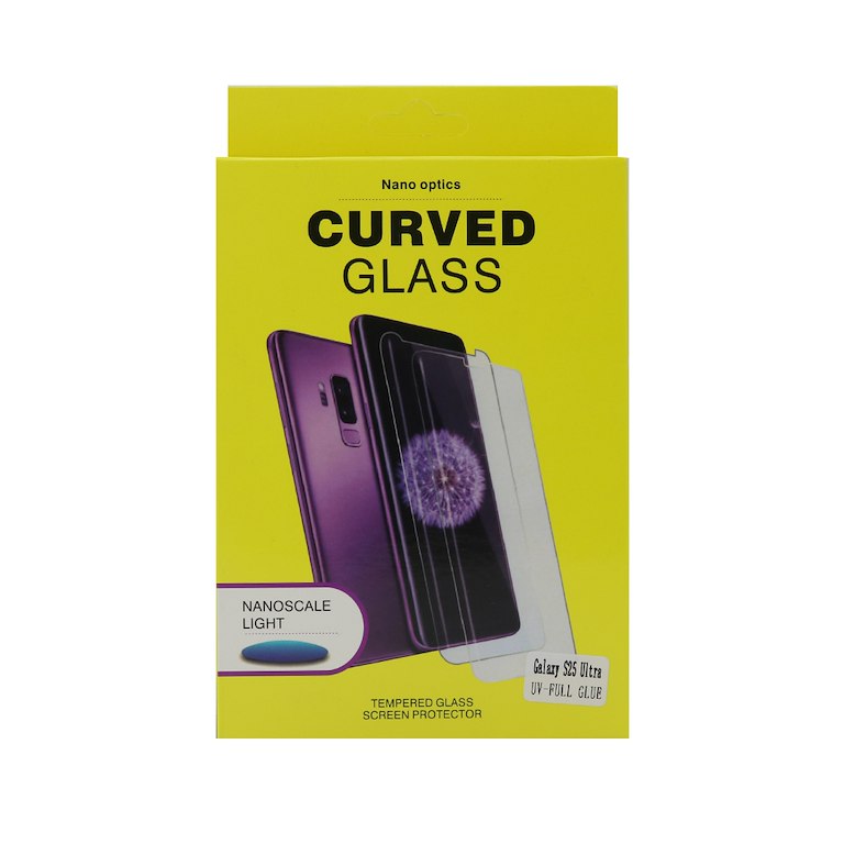 Staklena folija glass 3D MINI UV-FULL GLUE za Samsung S938 Galaxy S25 Ultra 5G providna (bez UV lampe) (MS)