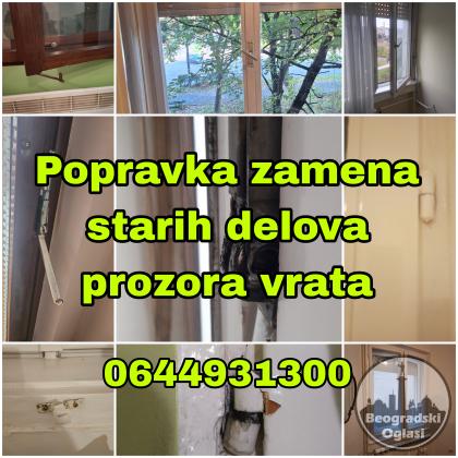 Popravka Zamena starih delova drvenih prozora 0644931300