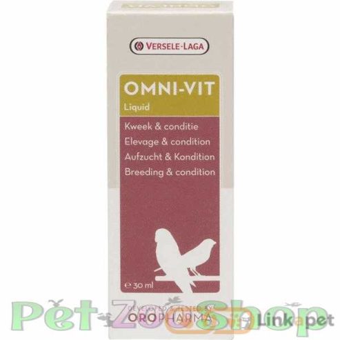 Vitamini za Ptice Oropharma Omni-Vit Liquid 30ml Versele Laga