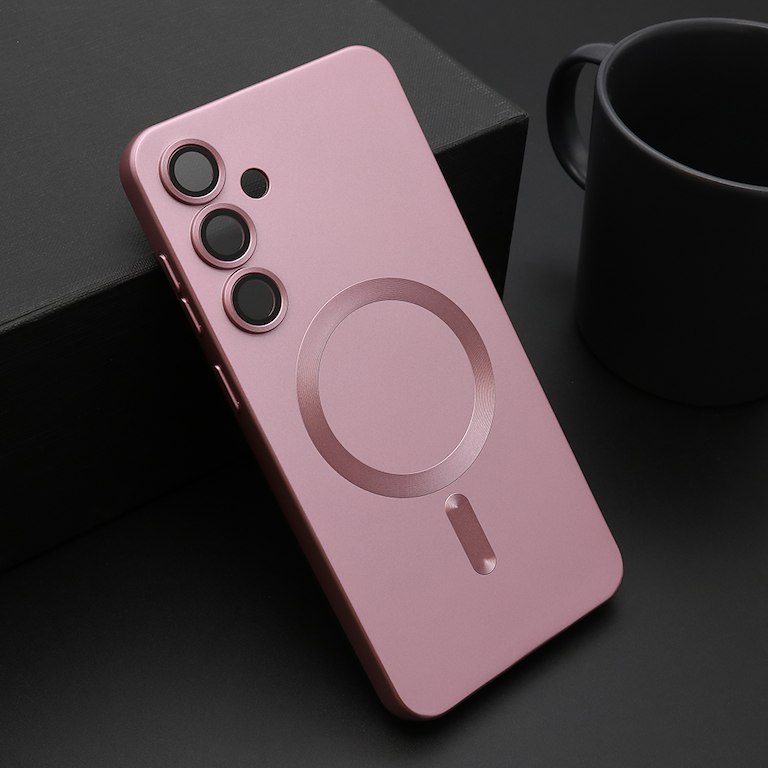 Zastitna maska (futrola) ELEGANT MAGSAFE - Samsung S936 Galaxy S25 Plus 5G roze (MS)