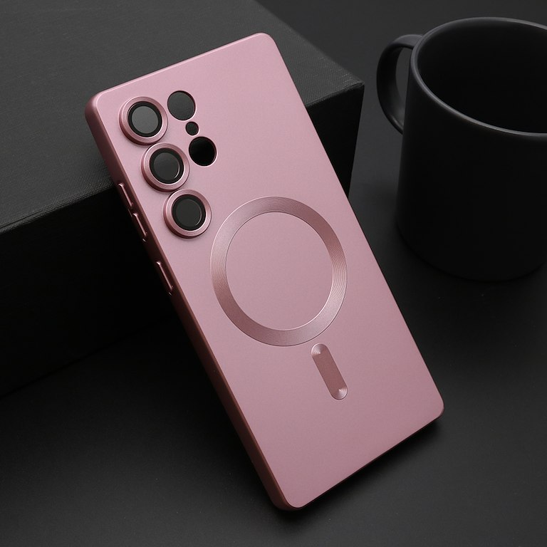 Zastitna maska (futrola) ELEGANT MAGSAFE - Samsung S938 Galaxy S25 Ultra 5G roze (MS)