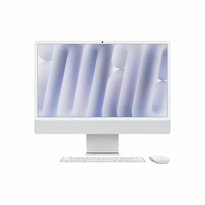 24-inčni iMac M4 sa 8-jezgarnim CPU-om, 8-jezgarnim GPU-om, 16GB objedinjene memorije i 256GB SSD – Silver