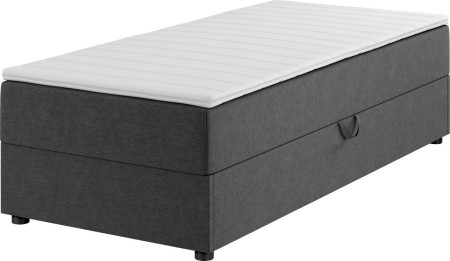 Boxspring krevet 90x200 cm siva