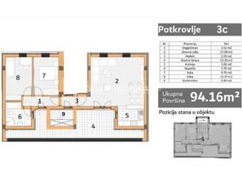 Veternik-Useljiv Trosoban stan 95 m2 na Top Lokaciji-065/385 8880