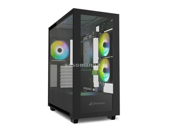 SHARKOON Rebel C60 RGB case black