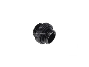 ALPHACOOL Eiszapfen double nippel G1/4 outer thread to G1/4 outer thread - black