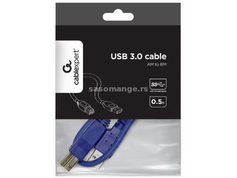 GEMBIRD CCP-USB3-AMBM-0.5M Gembird USB 3.0 A-plug B-plug 0.5m cable