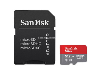 SANDISK Ultra 512GB MicroSDXC 10 MB/s SDSQUAC-512G-GN6MA