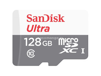 SANDISK Ultra 128GB MicroSDXC 10 MB/s SDSQUNR-128G-GN6MN