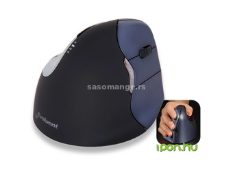 EVOLUENT VerticalMouse 4 Right Wireless black-purple