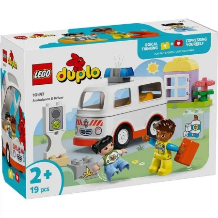 Lego duplo town ambulance and driver ( LE10447 )