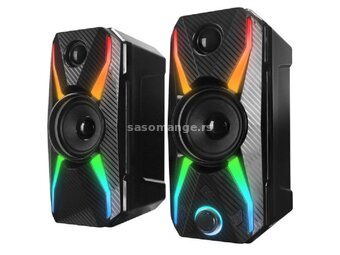 RAMPAGE Zvučnici 2.0 RMS-X5 3Wx2 USB RGB