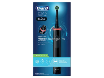 ORAL-B Pro 3 3000 Electronic toothbrush Cross Action head black