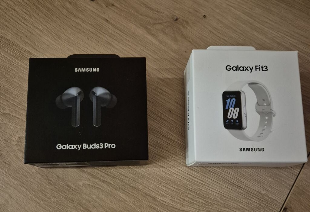 Samsung Galaxy Buds3 Pro, cena 199 eura Samsung Galaxy Fit3, cena 69