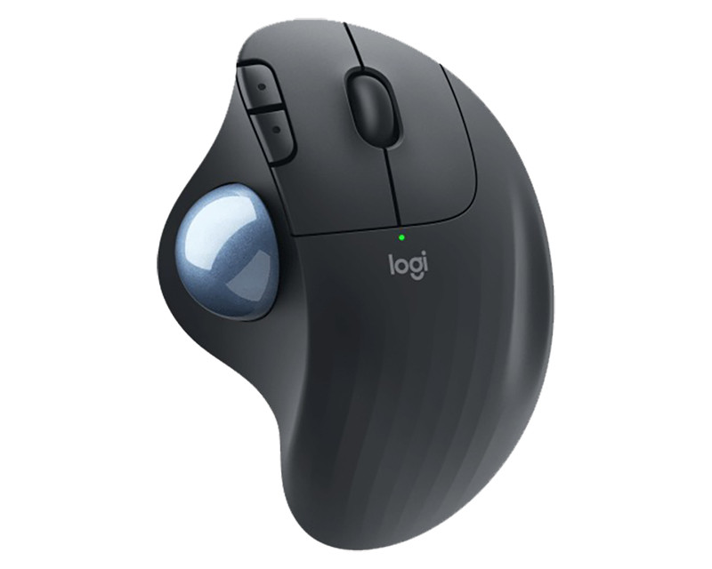 LOGITECH - M575s ERGO Bluetooth Trackball Graphite Blue ball miš