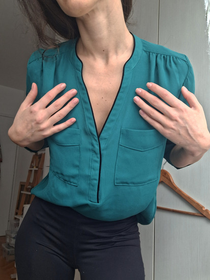 NOVO H&M zelena kosuljica