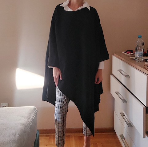 Zara knit ponco