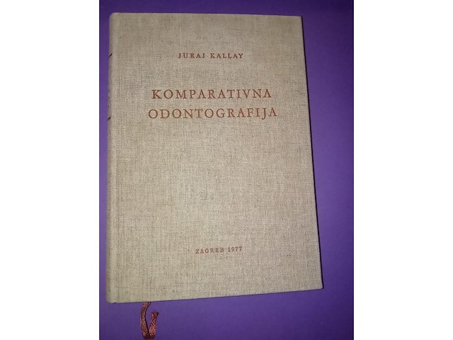 Komparativna Odontografija Juraj Kallay