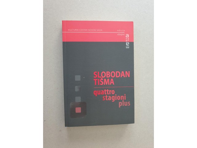 Quattro stagioni plus - Slobodan Tišma, Posveta Autora