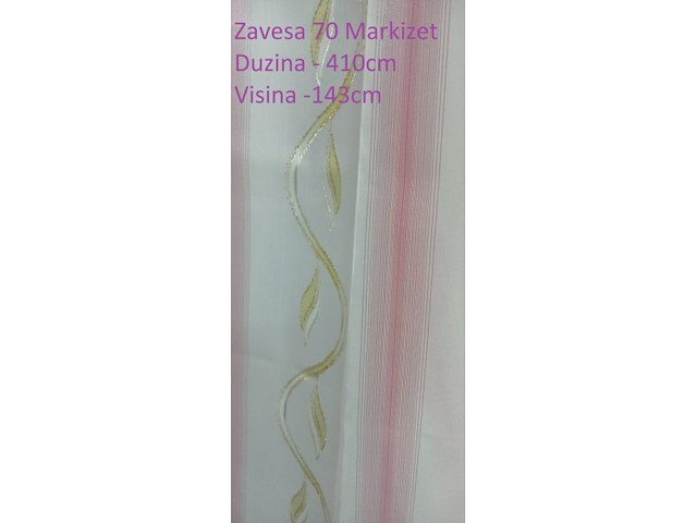 Zavesa 70 Markizet Duzina - 410cm Visina -143cm