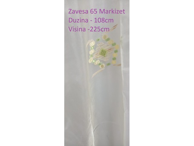 Zavesa 65 Markizet Duzina - 108cm Visina -225cm