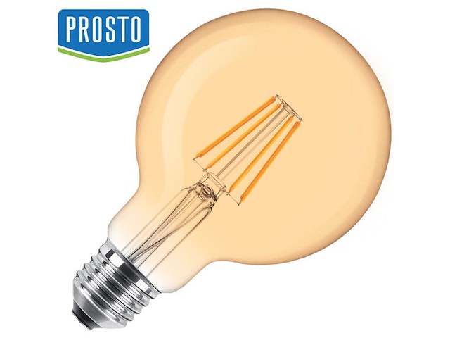 LED filament sijalica dimabilna toplo bela 6W LS-G80FDA-WW-E27/6