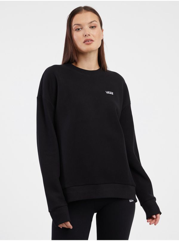 BLACK WOMEN'S SWEATSHIRT VANS COMFYCUSH ESSENTIAL CREW - WOMEN