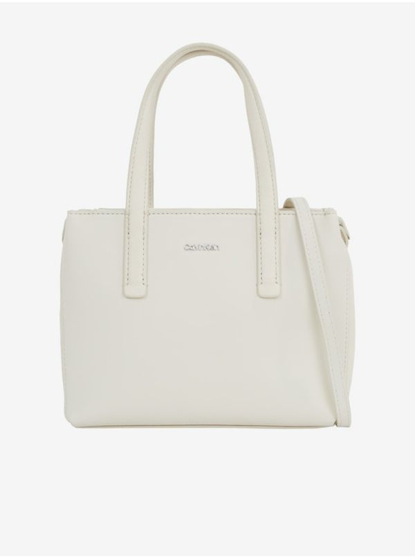 BEIGE WOMEN'S HANDBAG CALVIN KLEIN - WOMEN'S