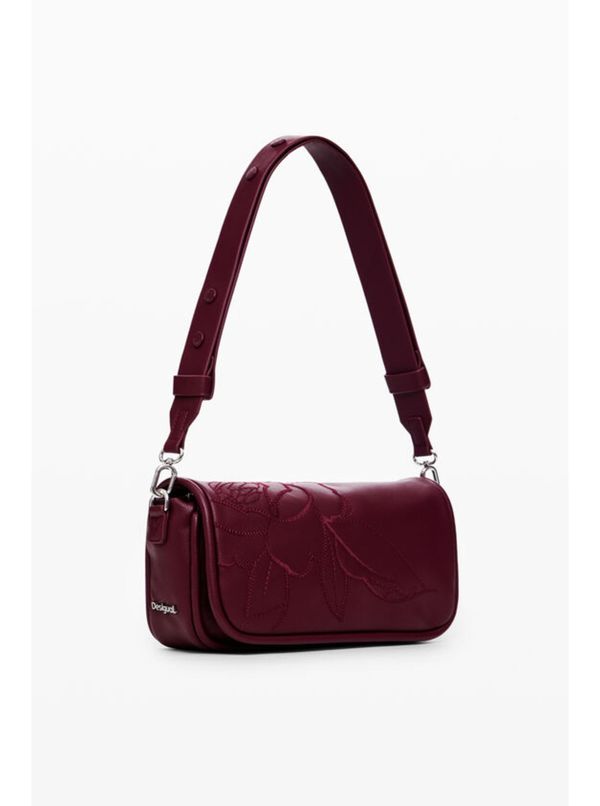 BURGUNDY WOMEN'S HANDBAG DESIGUAL - WOMEN'S