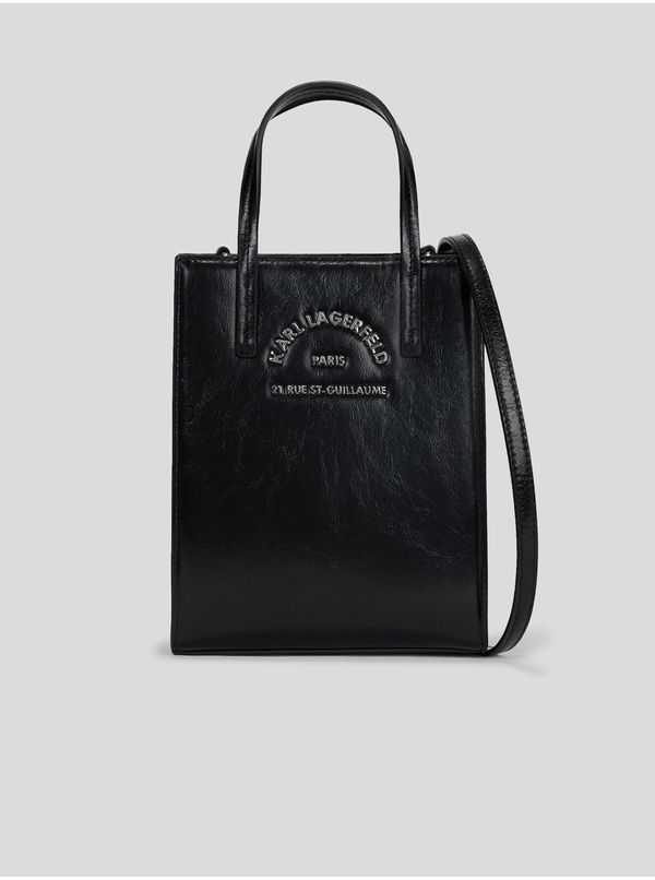 BLACK WOMEN'S HANDBAG KARL LAGERFELD RUE ST-GUILLAUME - WOMEN'S