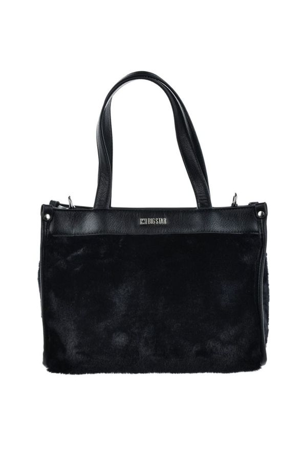 BIG STAR SHOES BAG HANDBAG WITH FUR BIG STAR