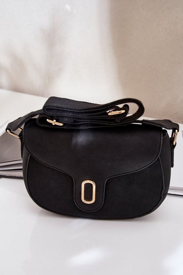 MARKA NIEZDEFINIOWANA CROSSBODY BAG MADE OF ECO LEATHER BLACK SAMRIDDHI