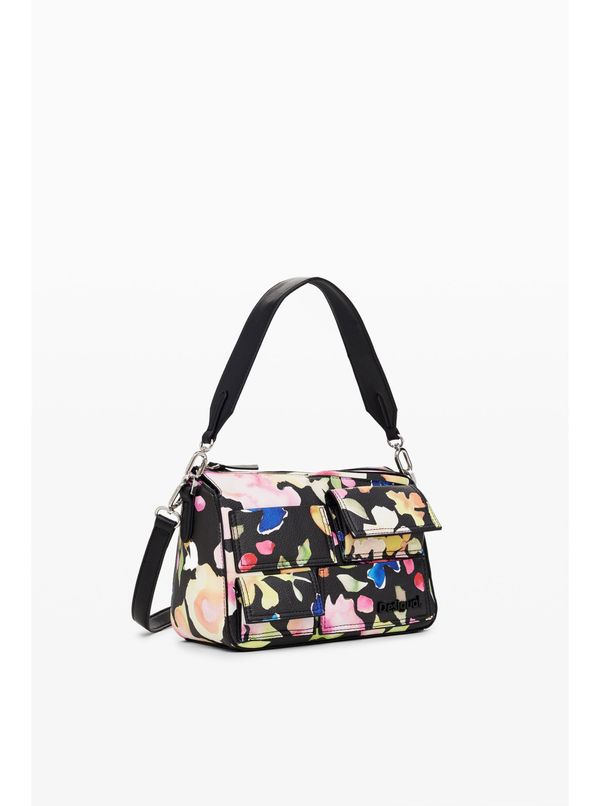 WOMEN'S FLORAL HANDBAG DESIGUAL POCKET PRINT PHUKET MINI - WOMEN'S