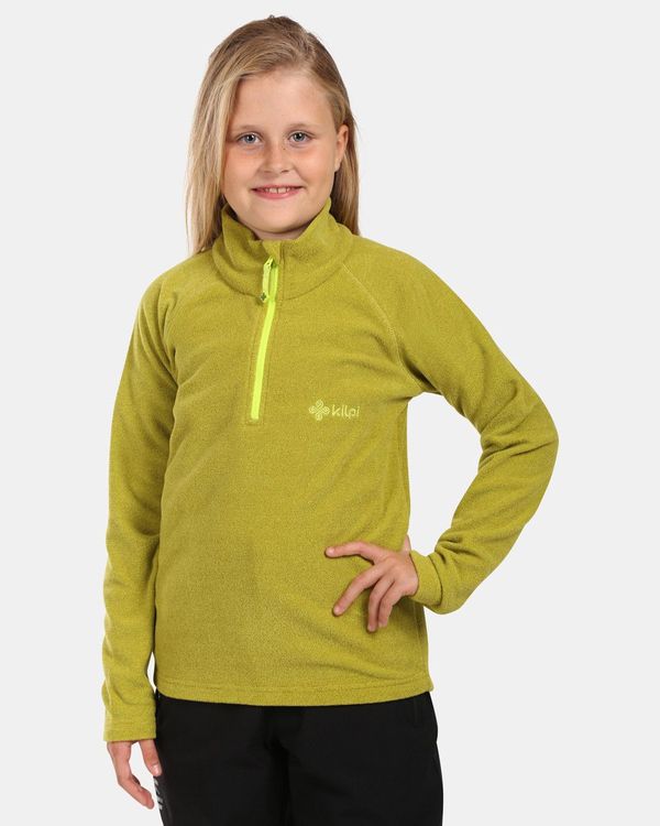 CHILDREN'S FLEECE SWEATSHIRT KILPI ALMERI-J LIGHT GREEN