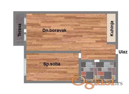 - dvosoban stan - 40m2 izgradnja Petrovaradin