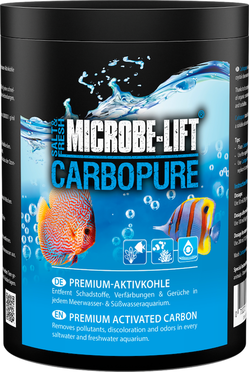 Carbopure – Steam-Activated, pelletised & Acid Washed Activated Carbon