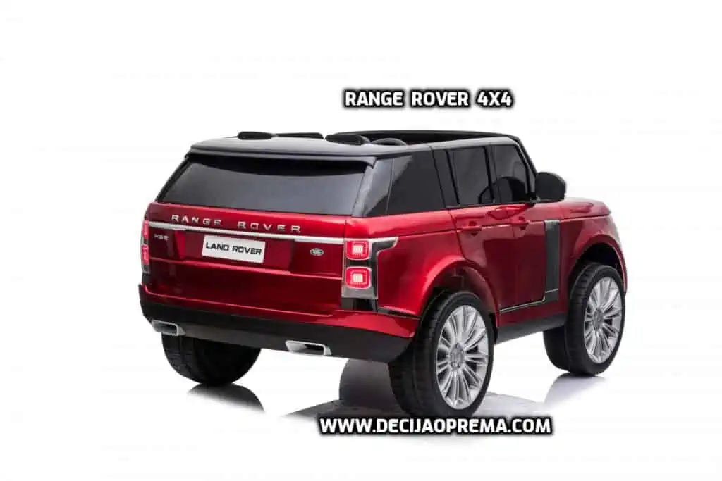 Range Rover 4×4 auto na akumulator za decu Crveni