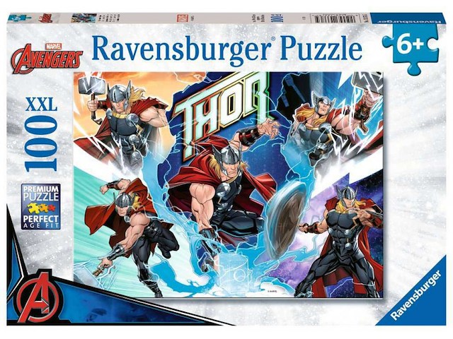 Puzle 100 delova Marvel Thor Ravensburger 13376