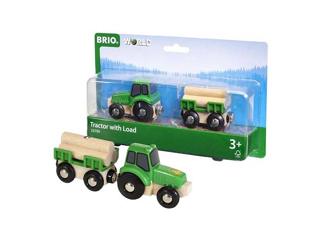 Brio Traktor sa prikolicom BR33799