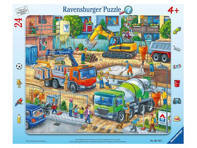 Ravensburger Puzzle 24 dela - Na gradilištu 05142