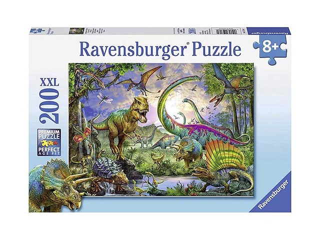 Puzzle 200 delova - U carstvu dinosaurusa - Ravensburger 12718