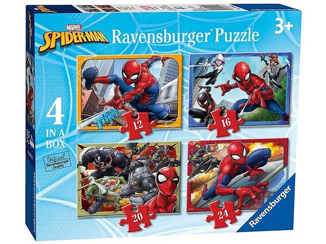 Puzzle 4u1 - Spajdermen - Ravensburger 06915