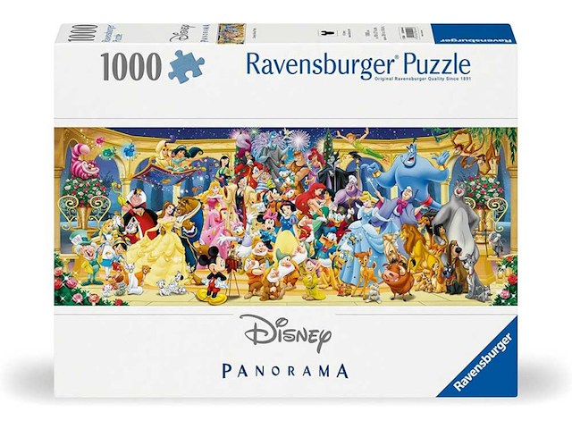 Puzzle Ravensburger Panorama 1000 delova -  Disney Group Photo