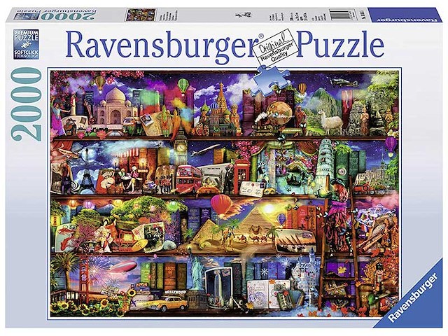 Ravensburger Puzle 2000 delova - Svet knjiga 16685