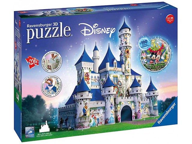 Ravensburger 3D Puzle Dizni zamak 12587